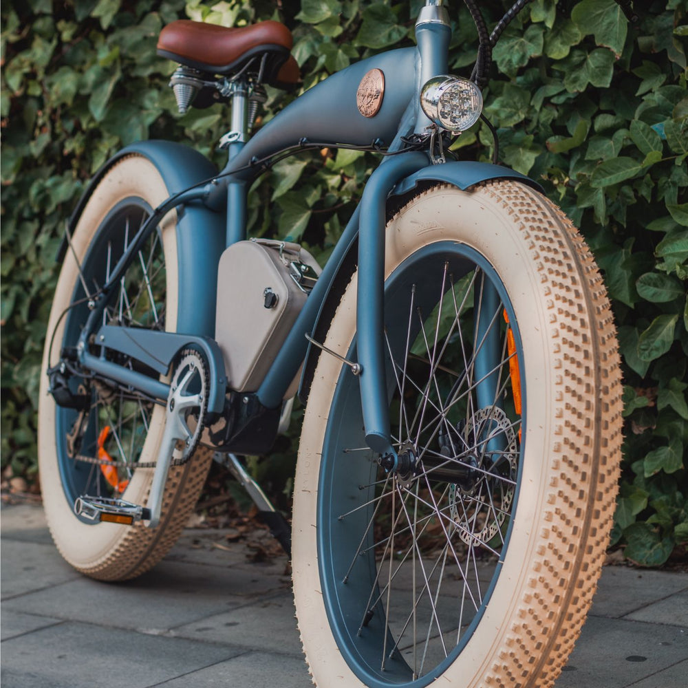 Rayvolt Beachin - Vintage Beach Cruiser E-bike for Coastal Vibes